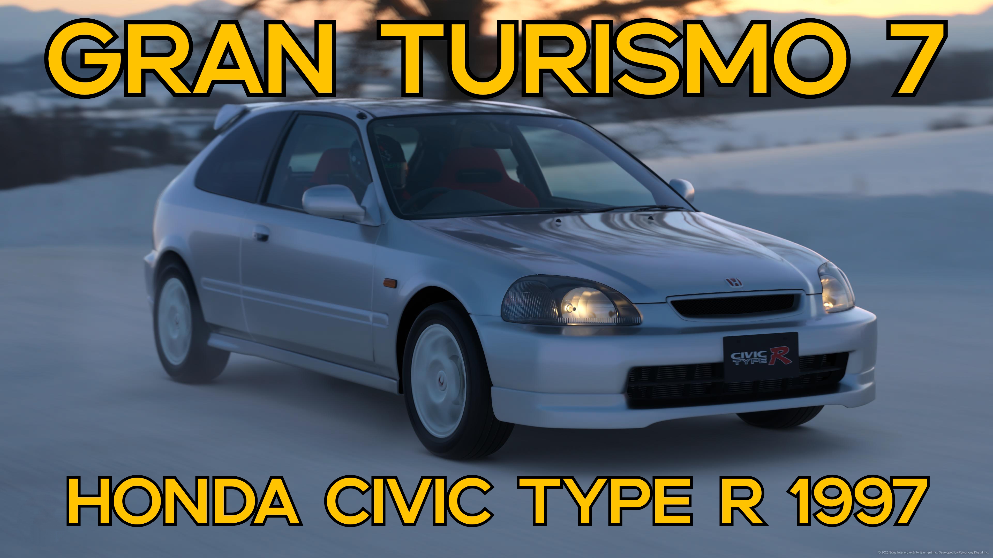"Honda Civic Type R 1997: Японский огонь в Gran Turismo 7" 🔥