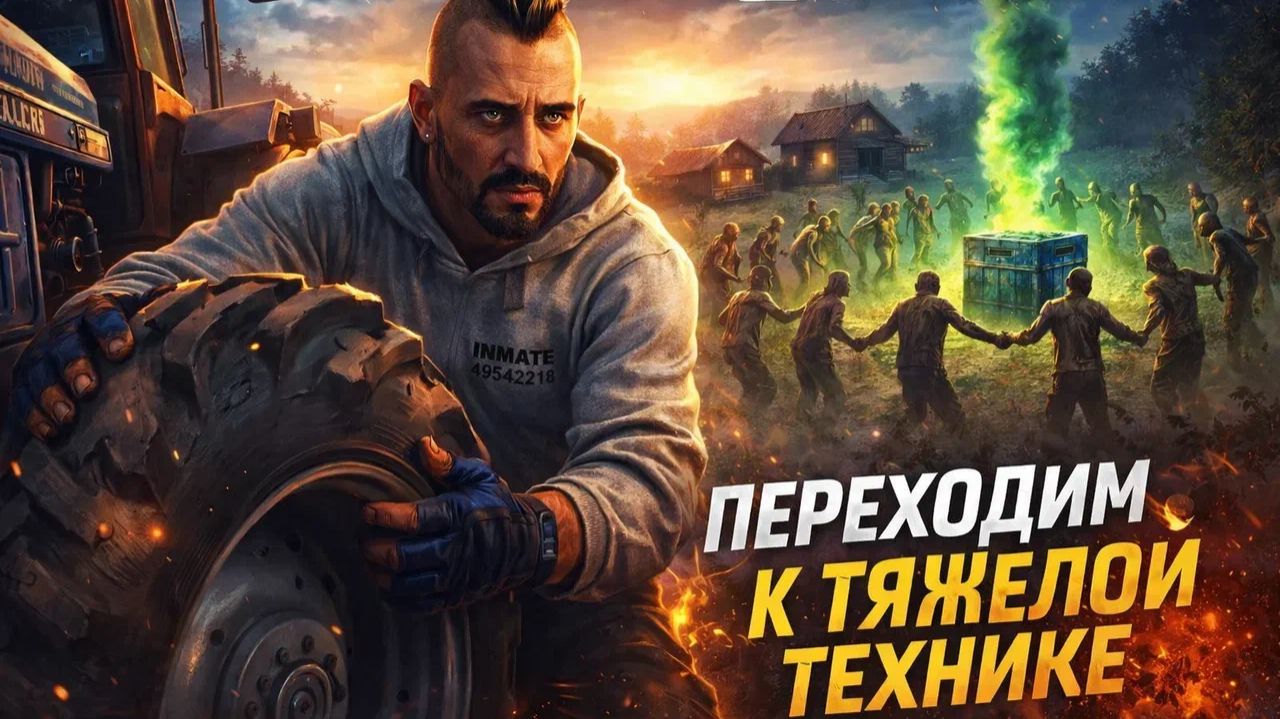 SCUM - №3 ЭЙРДРОП И ПЕРЕХОД К ТЯЖЕЛОЙ ТЕХНИКЕ!