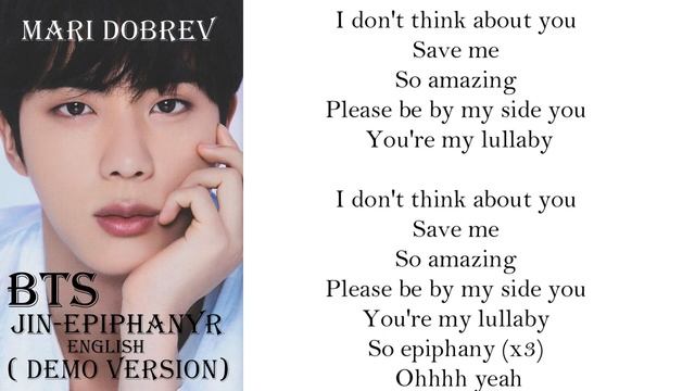 Epiphany Demo Ver - Jin [BTS] Lyrics