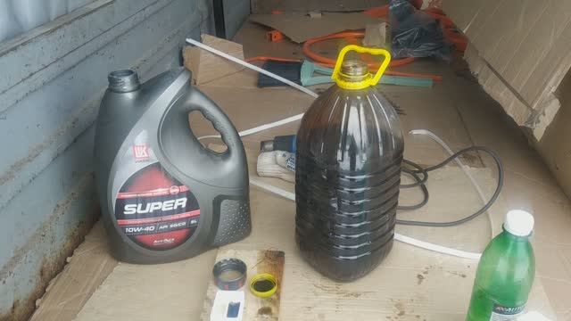 Тестим  масло Лукойл 10w-40 новое и с пробегом 5000 км, вязкость при 0 градусов.