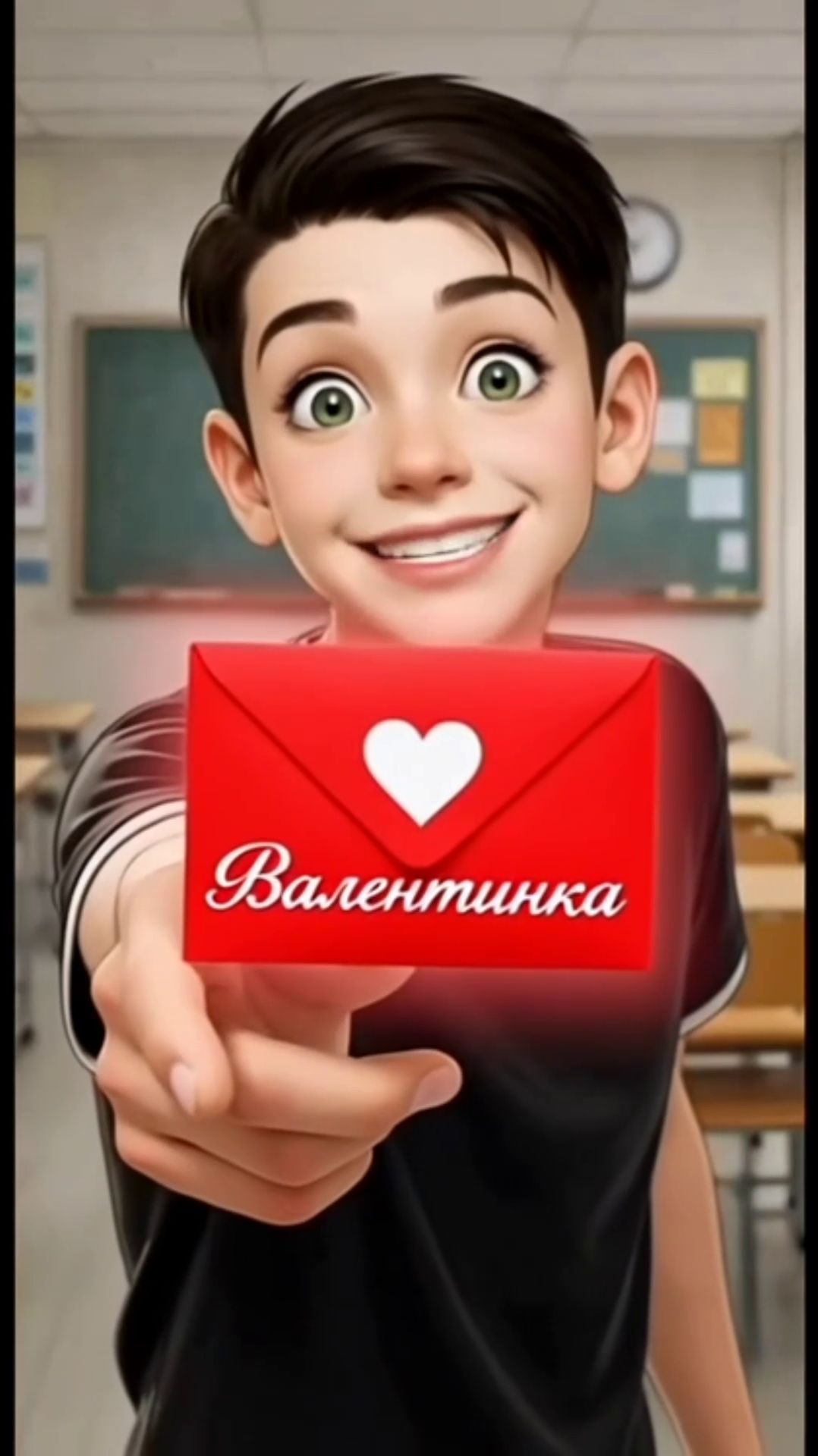 Побег Пацана из Школы, Поздравление с Днем Святого Валентина от Скулбоя!