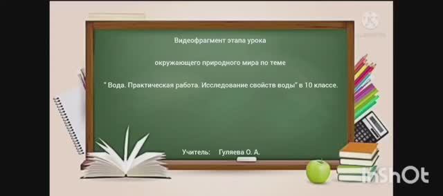 Видеофрагмент этапа урока ОПМ ,10б класс, (АООП ТМНР в.2) Учитель-Гуляева О.А