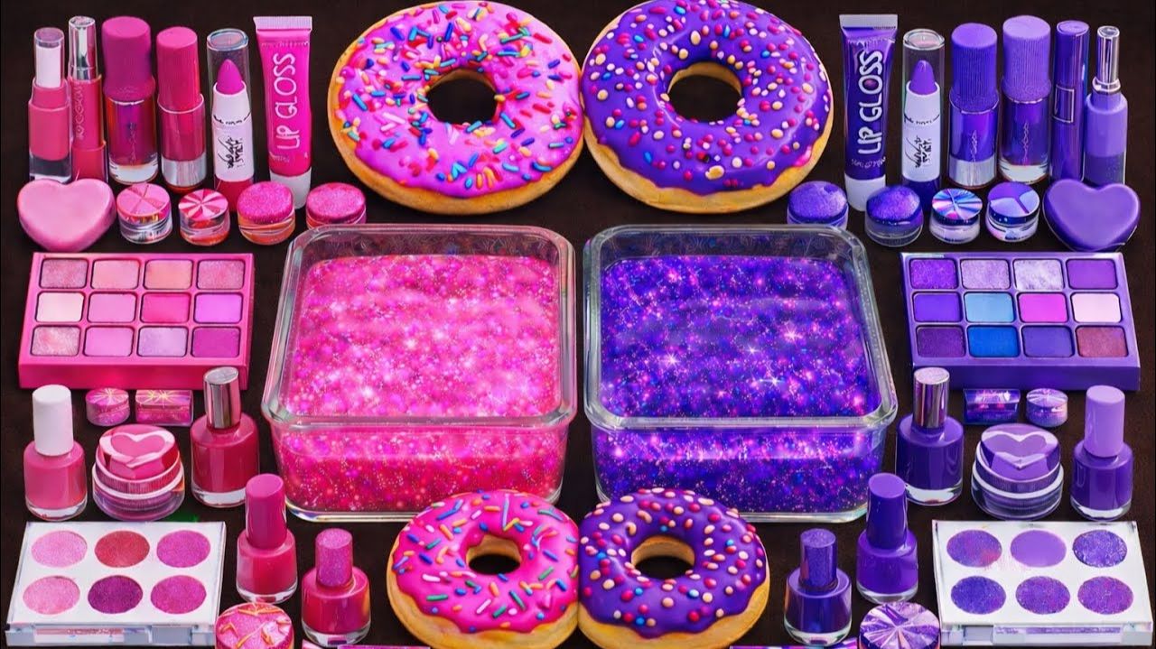 АСМР Слаймы 💗 АСМР Сладости 💗 Блестки 💗