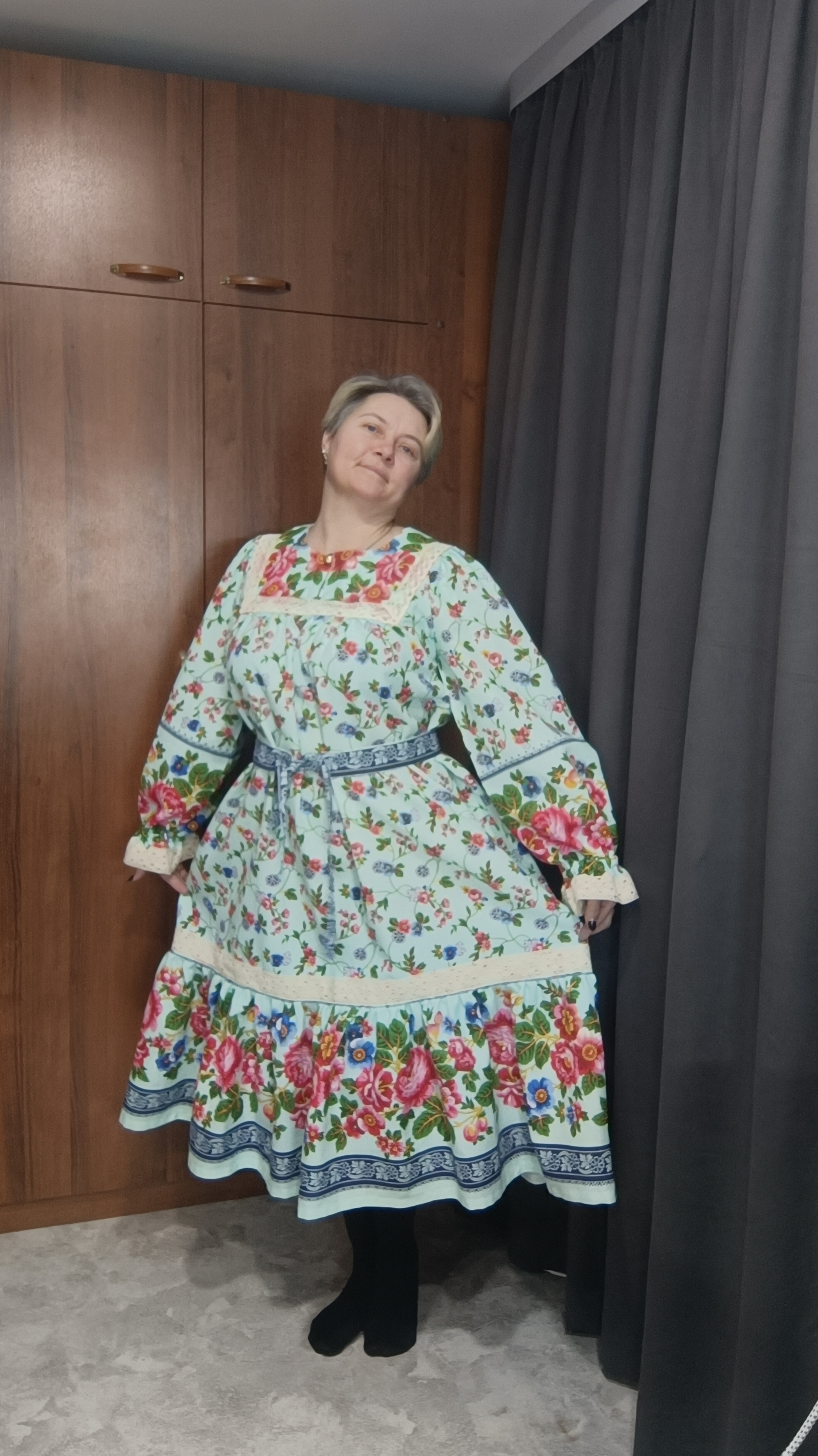 Платье в славянском стиле