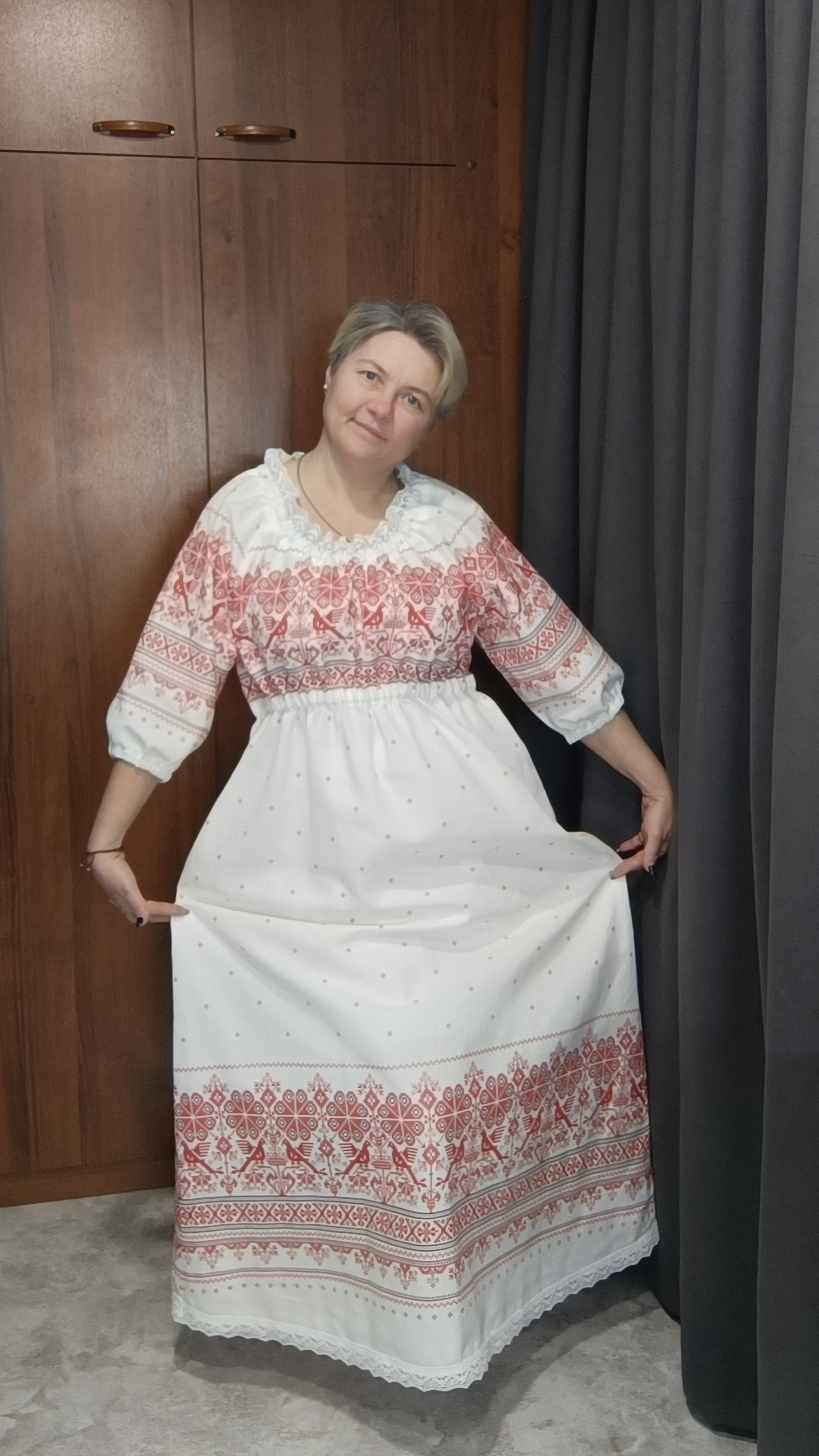 Платье в славянском стиле