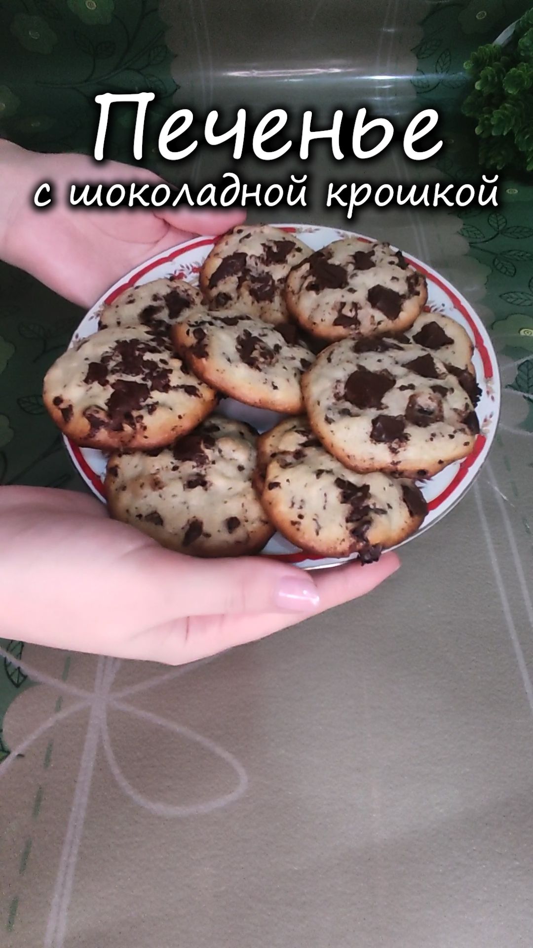 Печенье с шоколадной крошкой