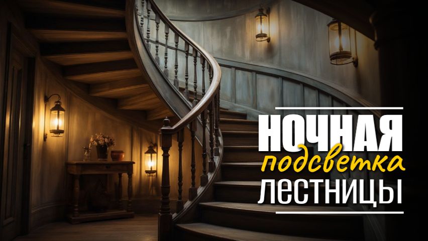 Как сделать ночной свет на лестнице? Подсветка с датчиком света и движения 💡