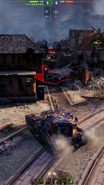 FV215b 183 - 4 Фрагов 9.3K DMG • #wot #FV215b183 #миртанков