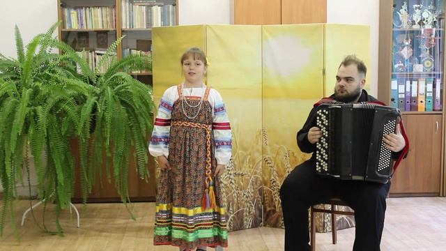 Как на тоненький ледок. Р.Н.П. исп. Гусева Анастасия, МБУДО Дорогинская ДШИ, Новосибирская область