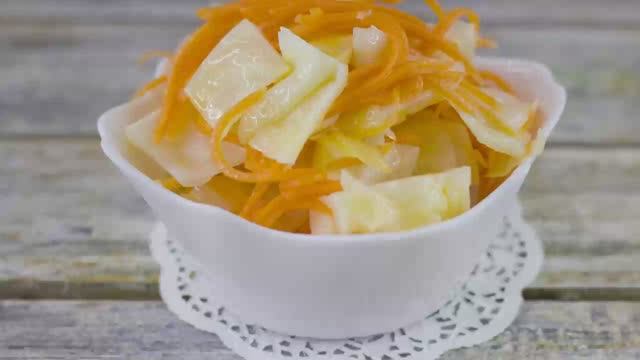 Кочан капусты и одна морковка! Такую капусту по-корейски вы точно не пробовали!