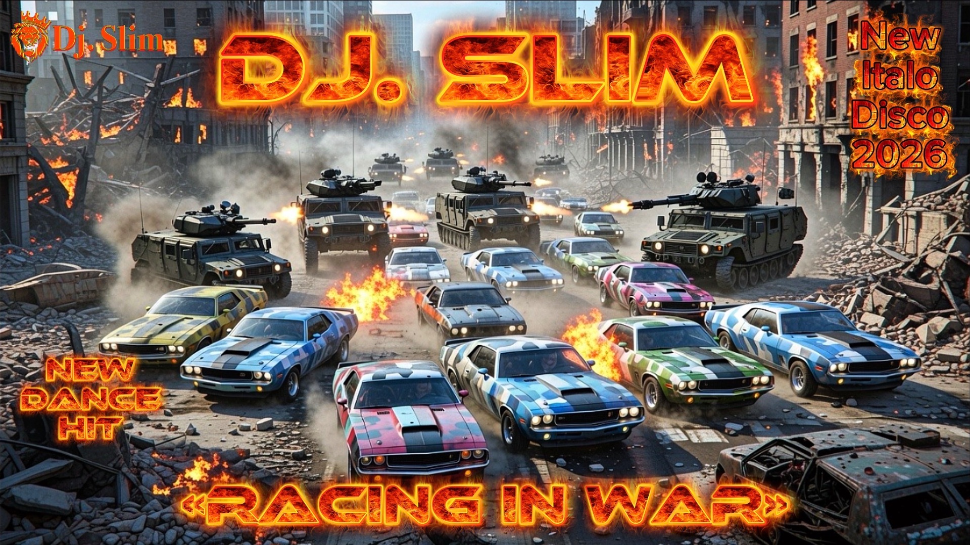 Dj. Slim - Racing in War.🎵New Dance HiT // NEW ITALO DISCO 2026🎵