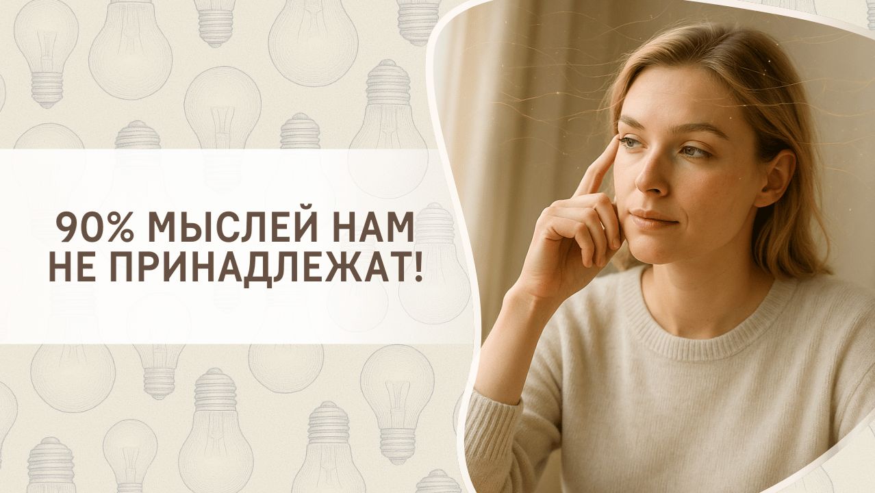 90% мыслей нам не принадлежат!