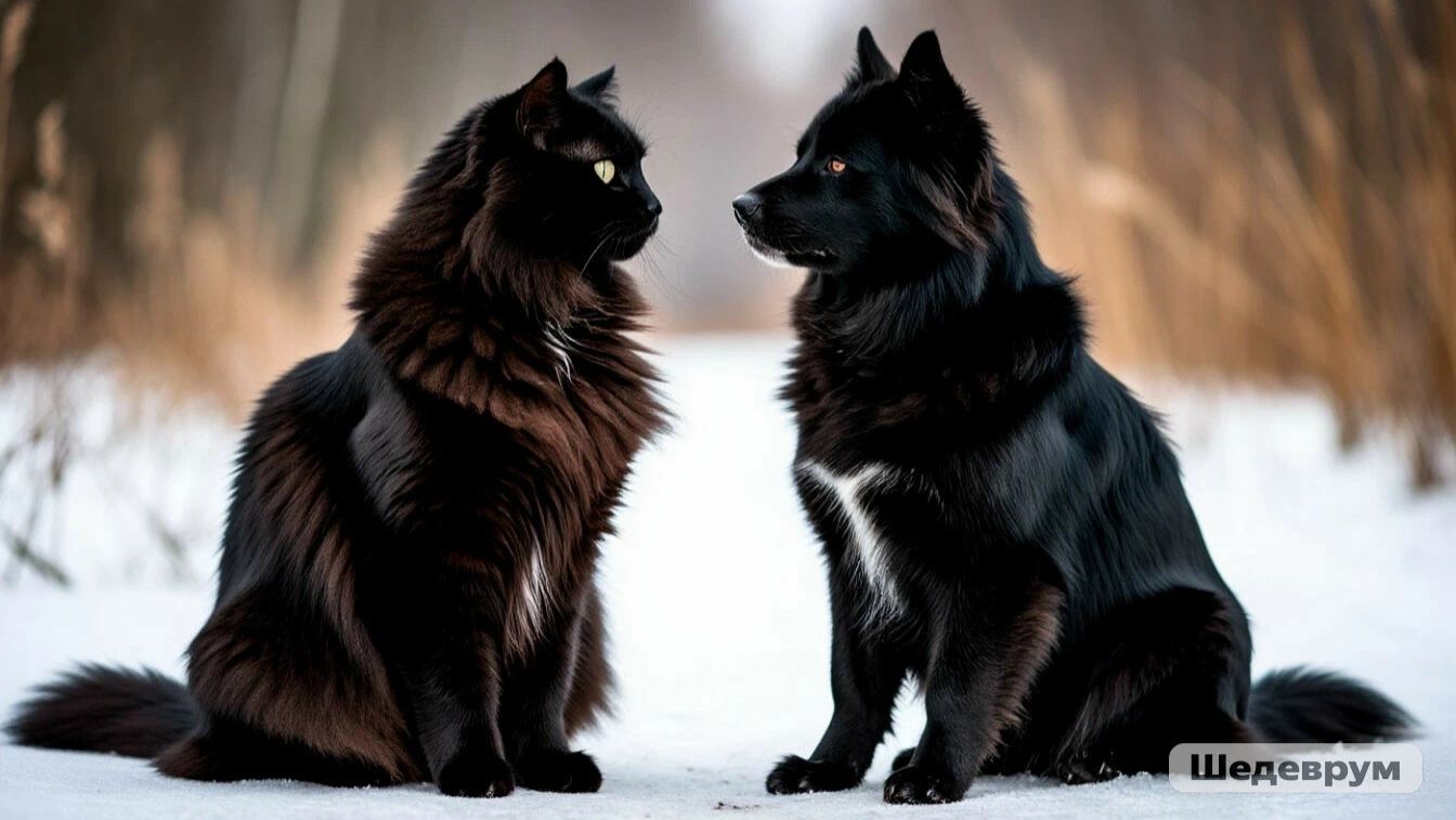 Приключения кота Мурзика и пёсика Волчка.