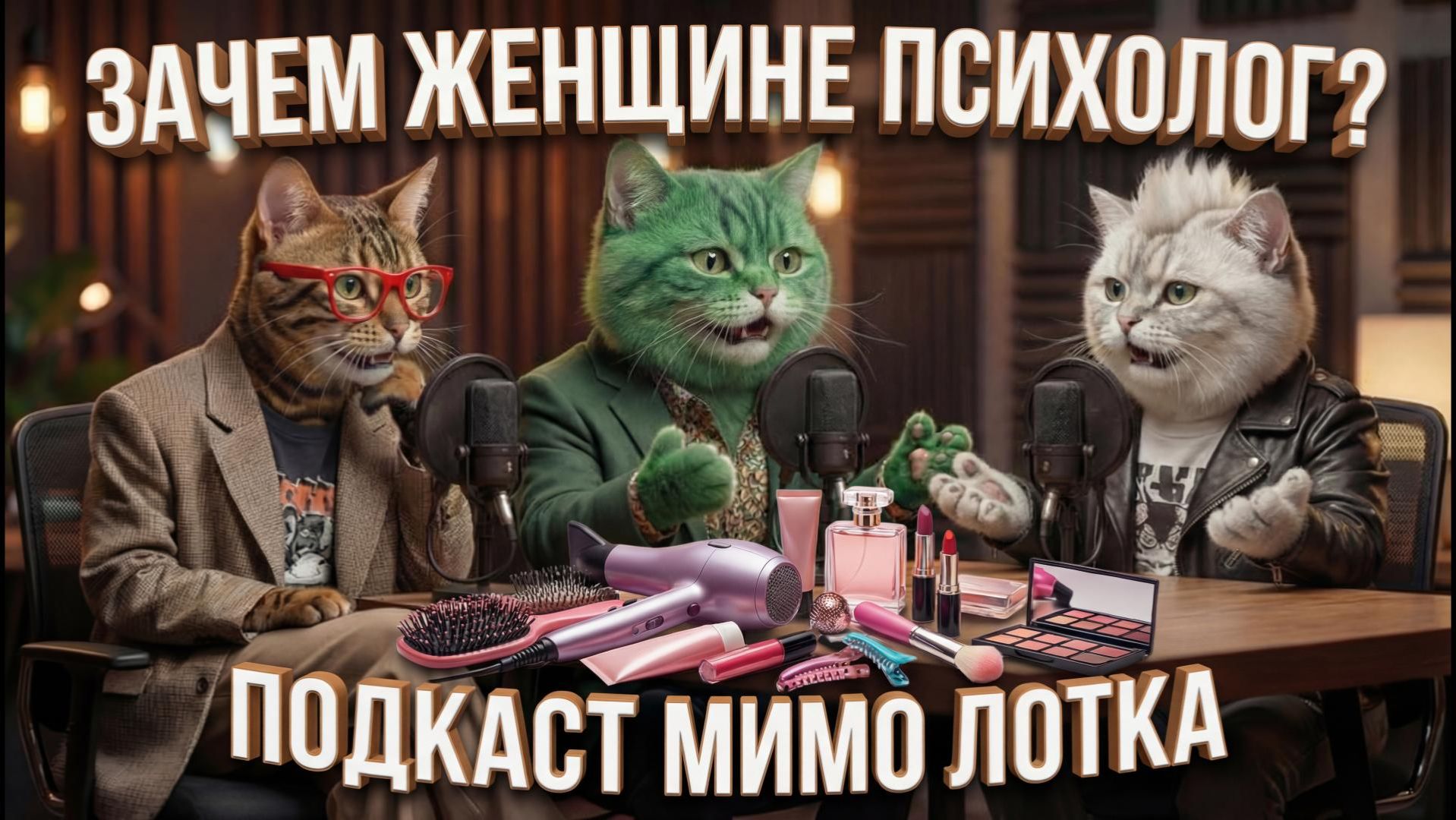 Зачем женщине психолог Подкаст котов #юмор #приколы #котики #видосыоткота #психология