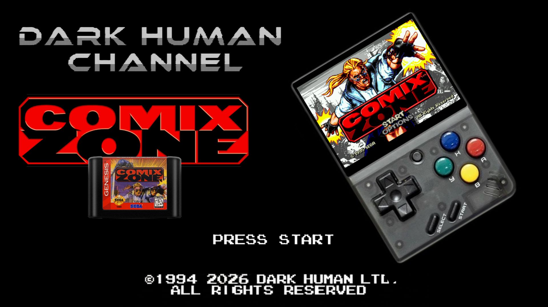 Прохождение Comix Zone (Genesis, Miyoo Mini)