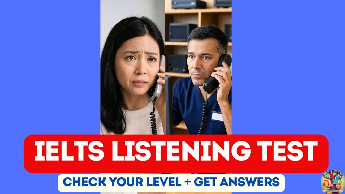 IELTS Listening Practice: Section 1 - Computer Repair Order