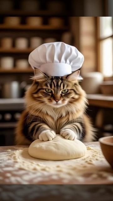 Котик готовит♥