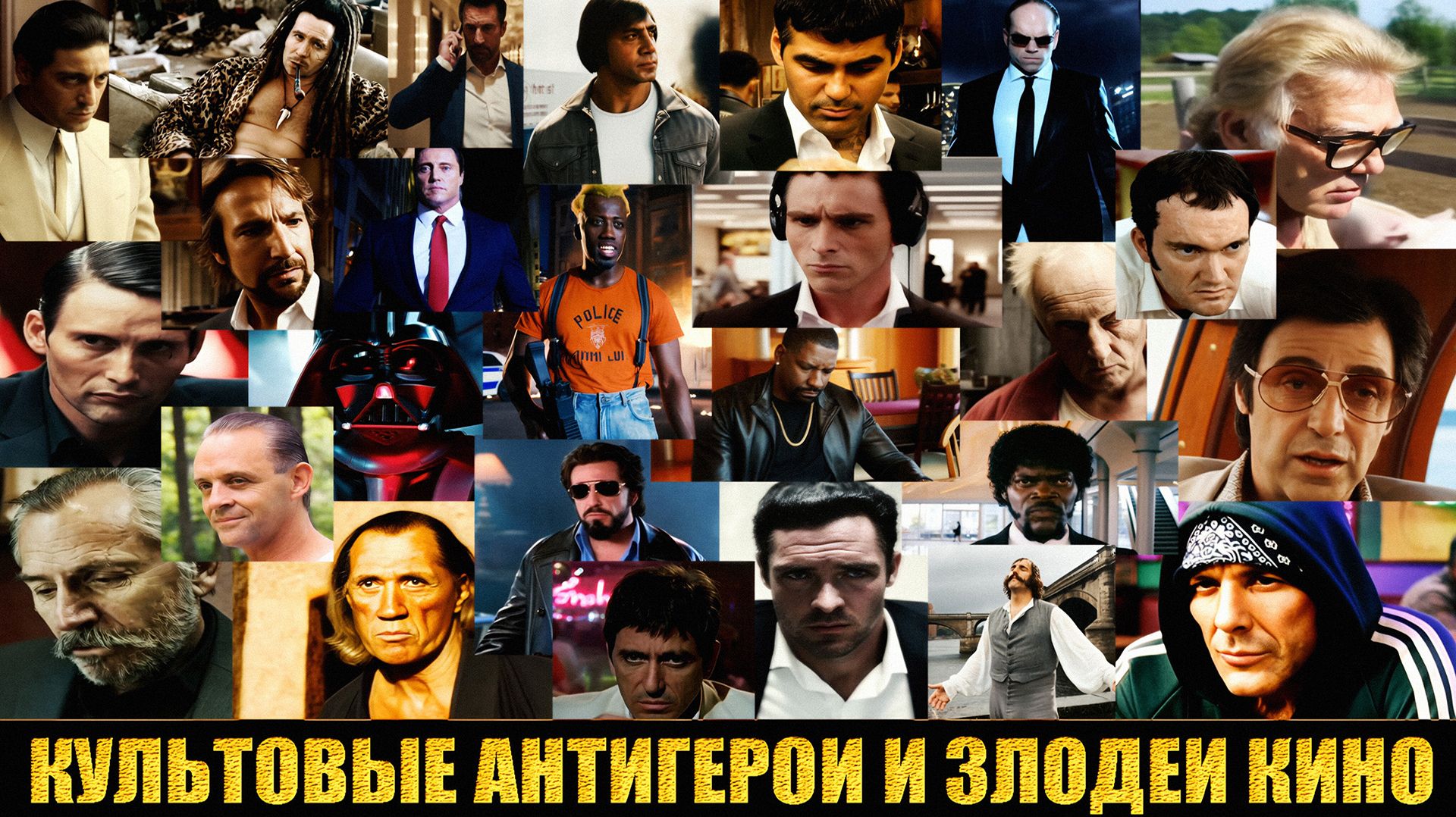 Культовые антигерои и злодеи кино (2025)