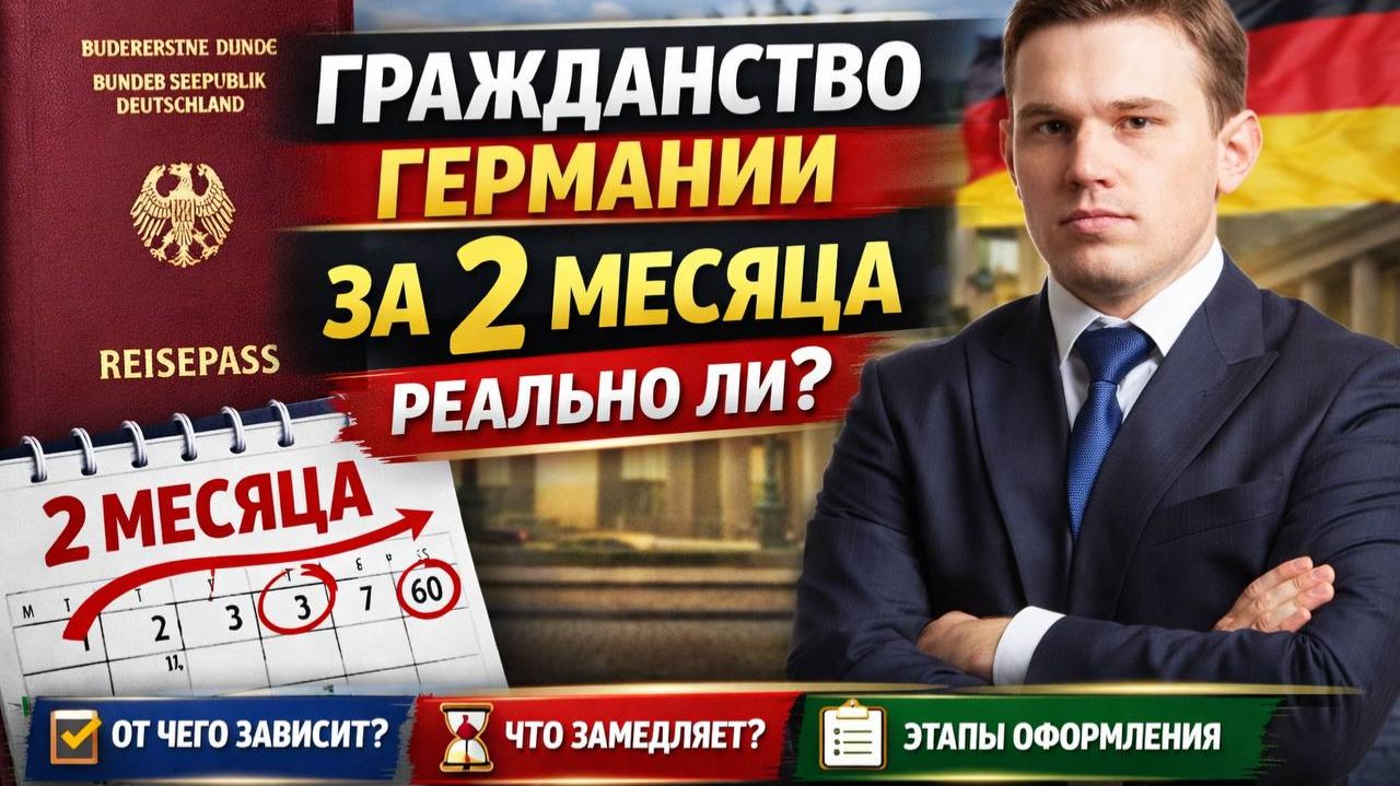 Гражданство Германии за 2 месяца - реально ли? 11