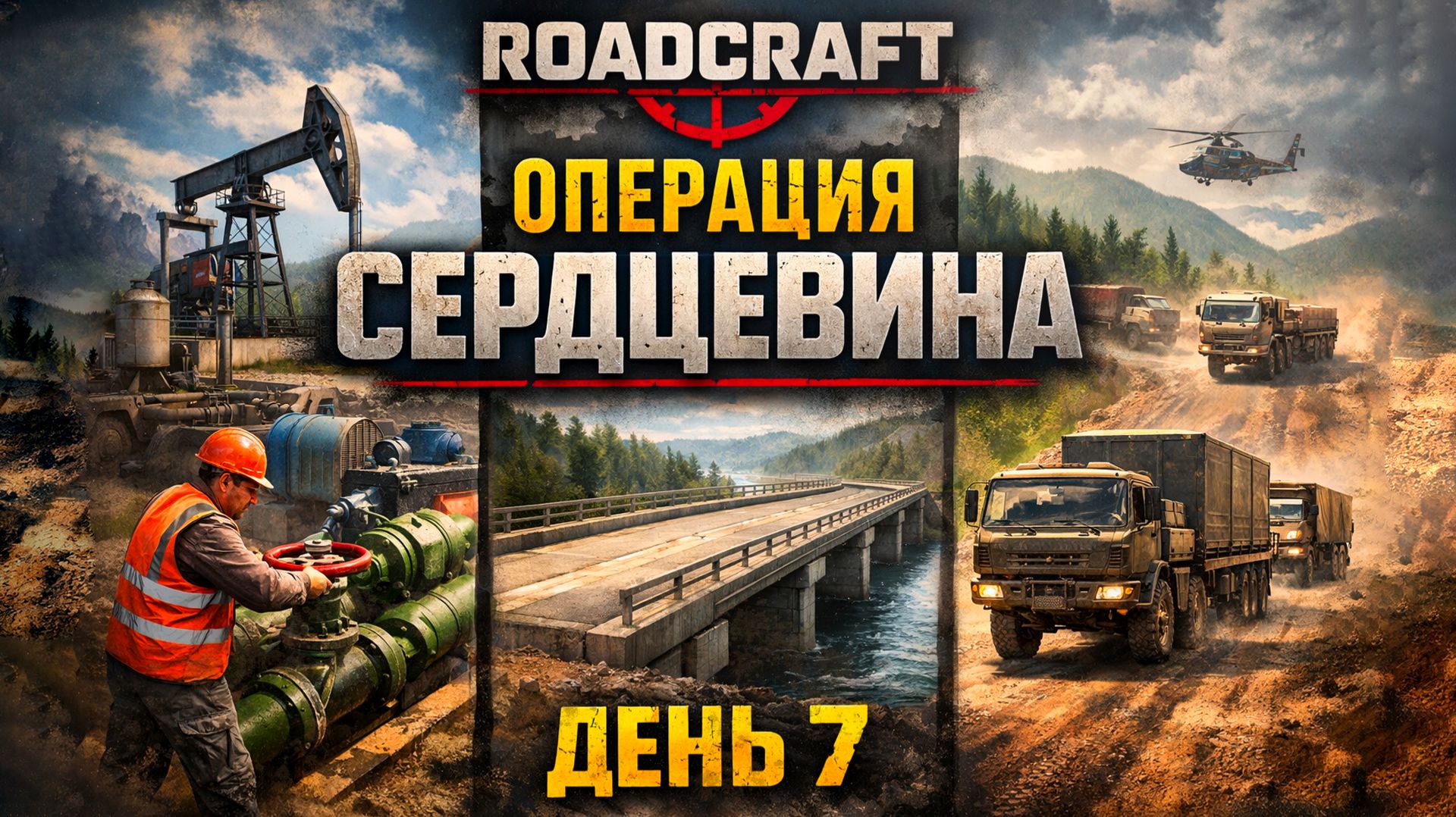 ROADCRAFT | Операция «СЕРДЦЕВИНА» — День 7 | Пирс укреплён, насосная станция восстановлена
