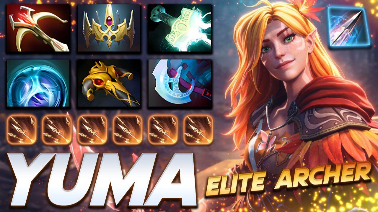 Yuma Windranger — профессиональный геймплей в Dota 2 [Смотри и учись]