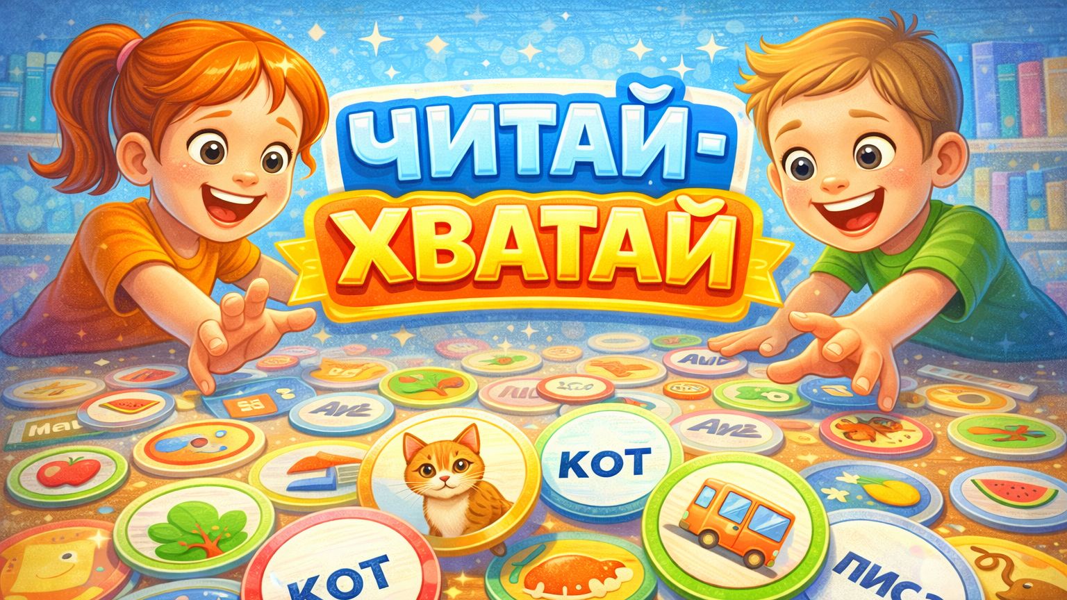 Читай-Хватай — правила настольной игры | Как играть и развивать чтение