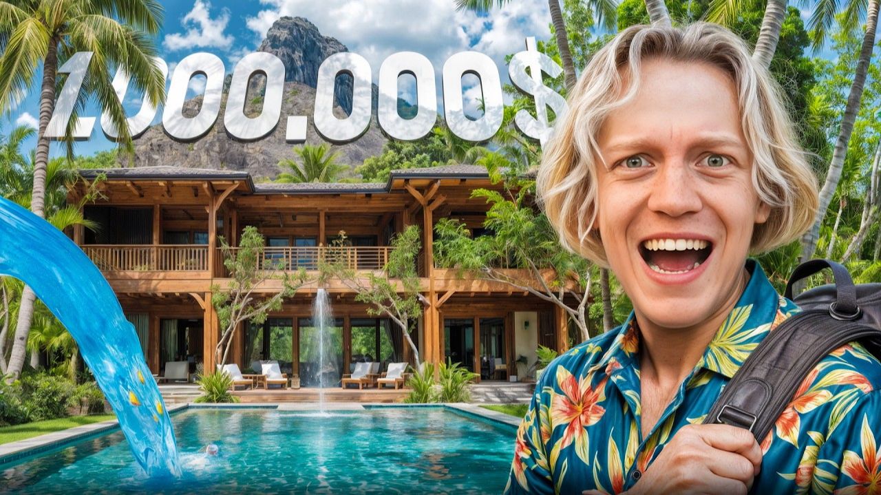 ОБЗОР НА НОВУЮ ВИЛЛУ ЗА 1.000.000$ В ТАИЛАНДЕ😱| РЖАКА В КАЧАЛКЕ - PARADEEVICH CHILL