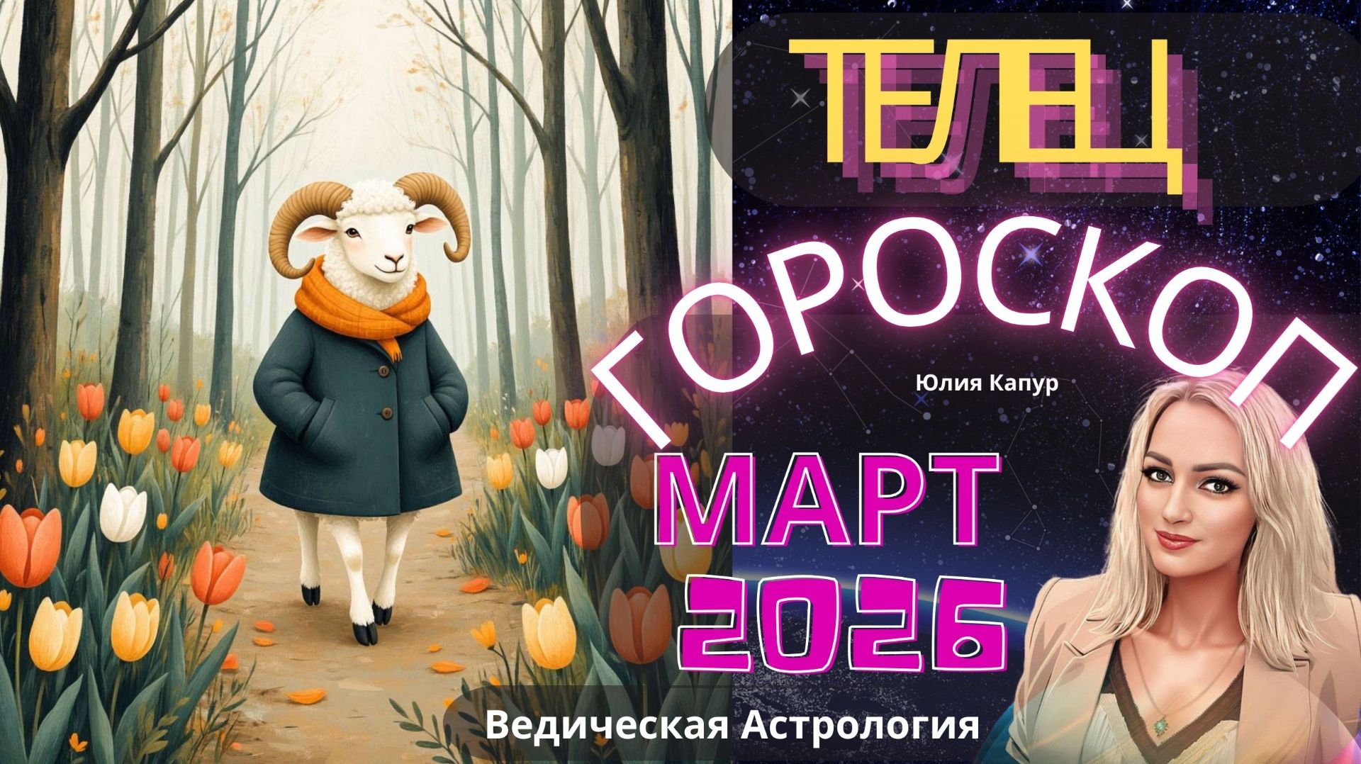 ♉ Телец - гороскоп на Март 2026 года. От Юлии Капур