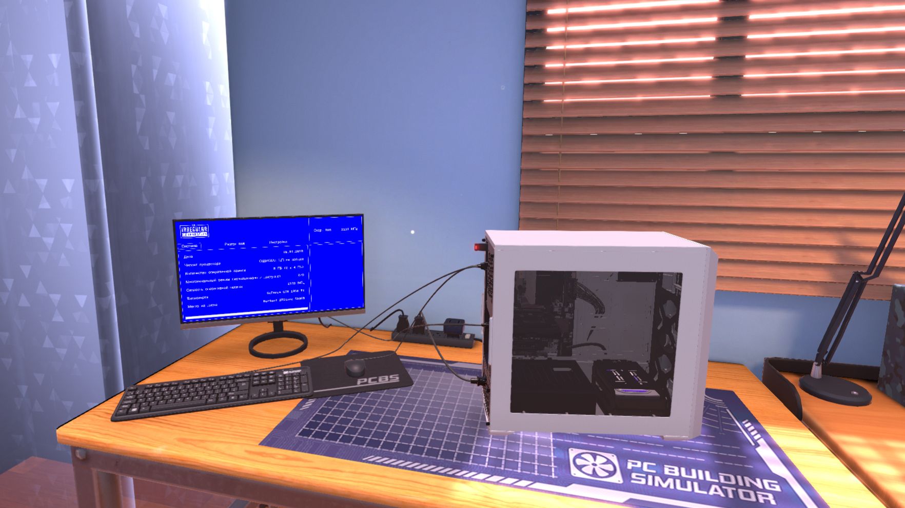 4. PC Building Simulator. Тестирование сломаного ПК.