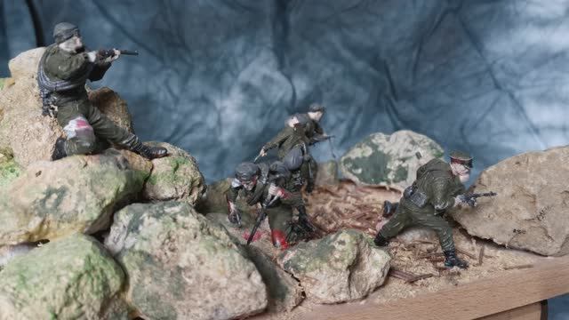 Минидиорама "Горные стрелки", масштаб 1:35.