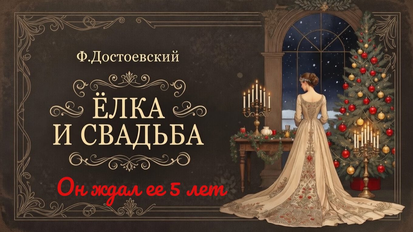 "Ёлка и свадьба"Ф.Достоевский Аудиокнига+прогулка