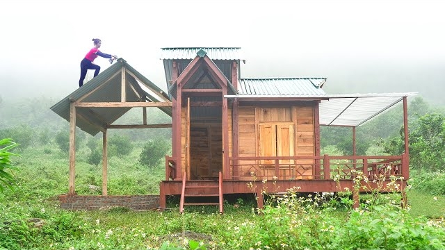 Одинокая девушка строит хижину на плато, удаляясь от шума и суеты городской жизни. Серия 8. Хуан ли