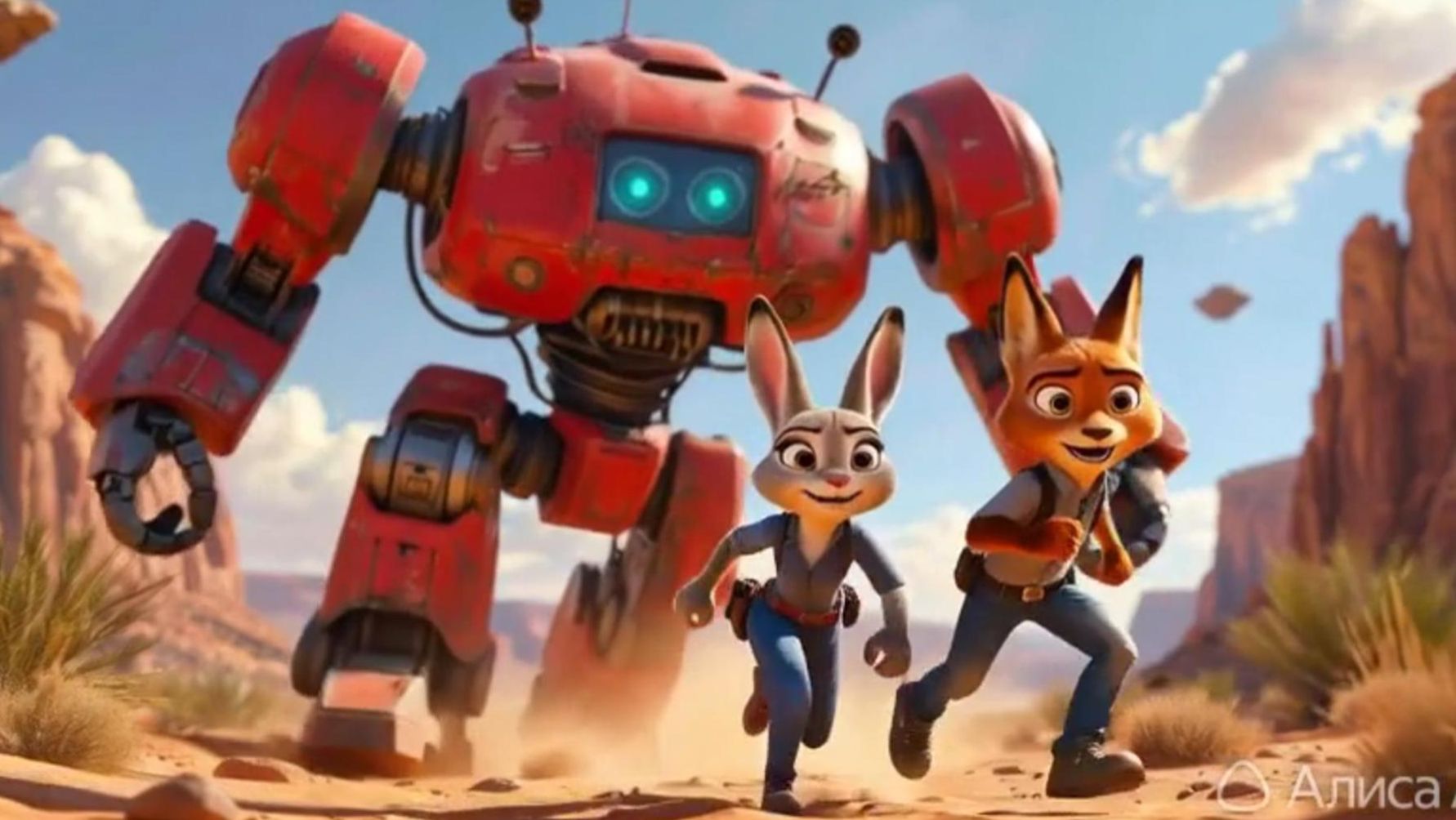 Зверополис 2 мультик, искусственный интеллект Зверополис , мультики страшный робот