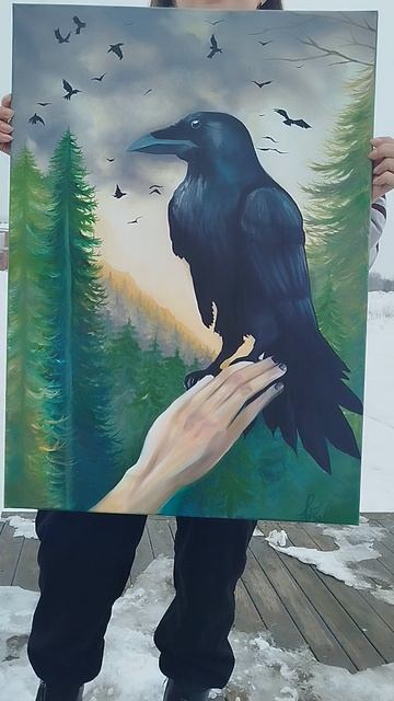 Картина "Ворон"