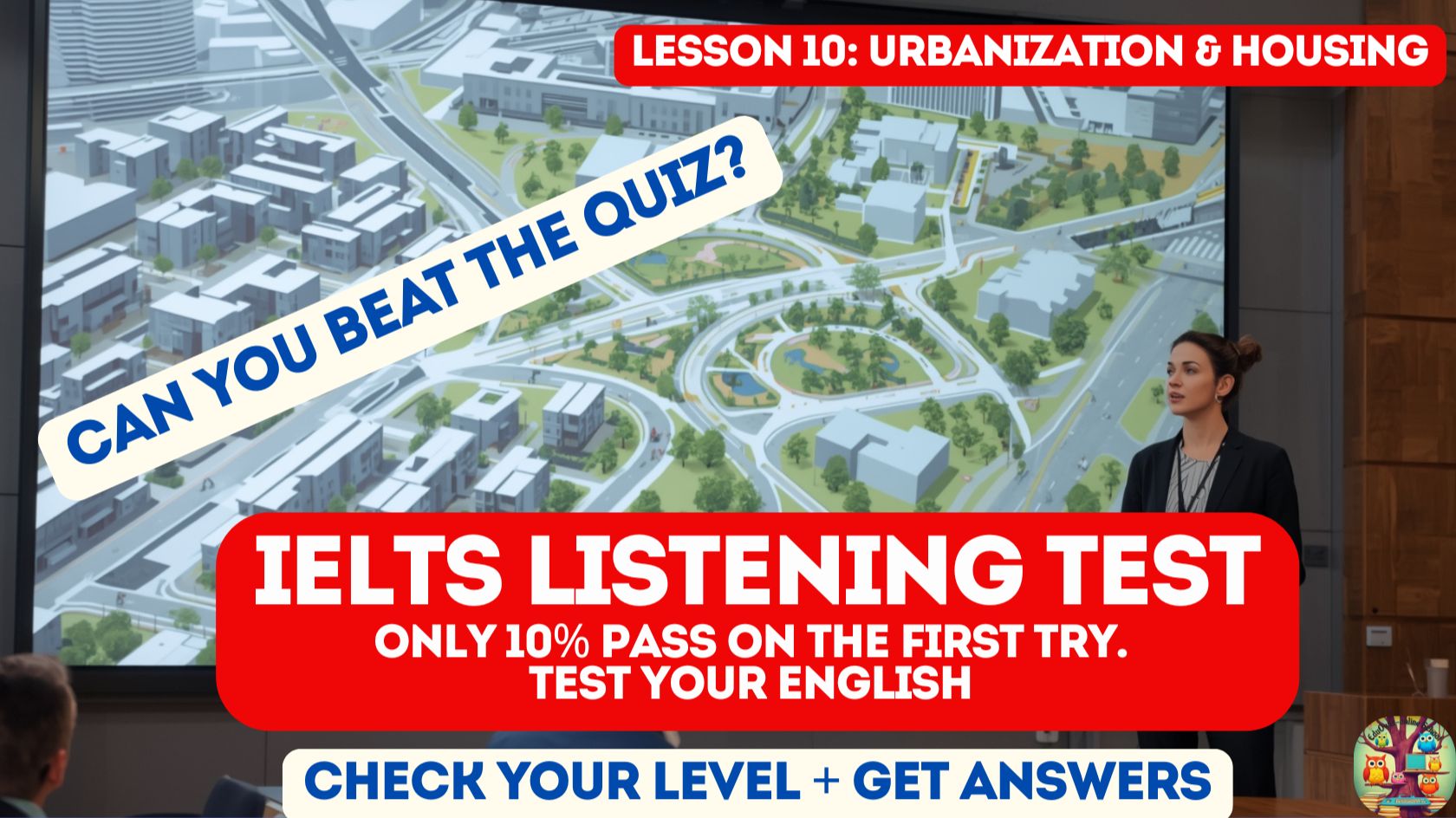 IELTS Listening Practice: Section 2 - "Sustainable Urban Development Plan"