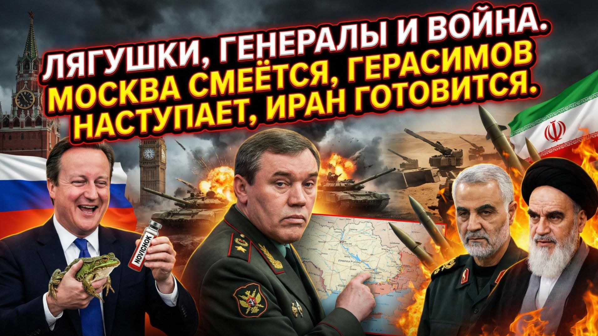🐸 Меркурис | «Лягушачий яд» Навального, Герасимов раскрыл планы, мир ждет войну с Ираном