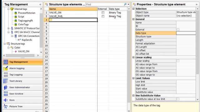 WinCC v8.0 Step By Step 6 - Создание структурных тегов (UDT)