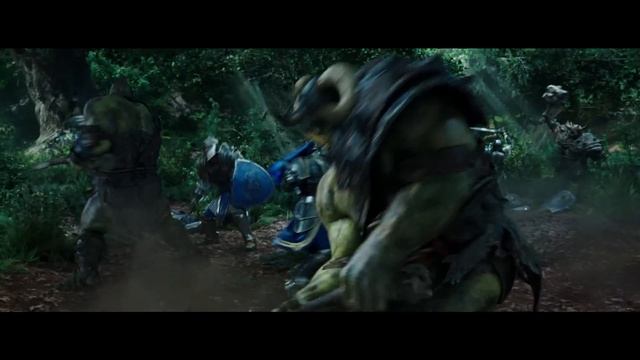 Фильм "Варкрафт". Нападение орков на солдат Штормграда.