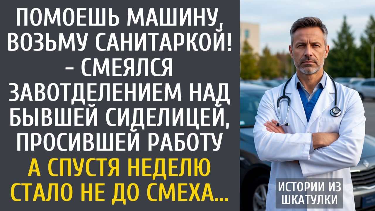 Истории из жизни Помоешь машину, возьму санитаркой! - смеялся завотделением над бывшей сиделицей…
