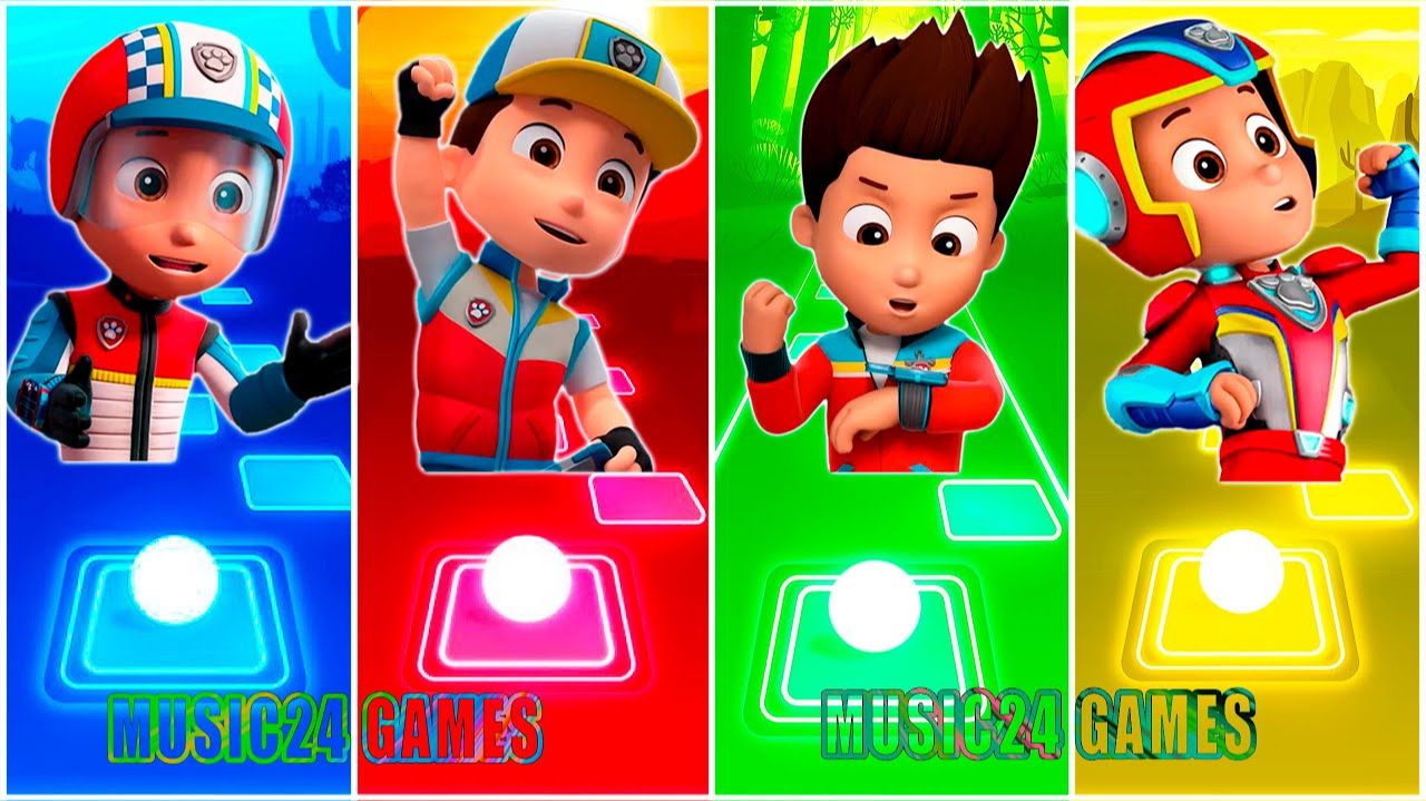 Мультики для Детей Щенячий Патруль Tiles Hop - РАЙДЕР, РАЙДЕР, РАЙДЕР, РАЙДЕР