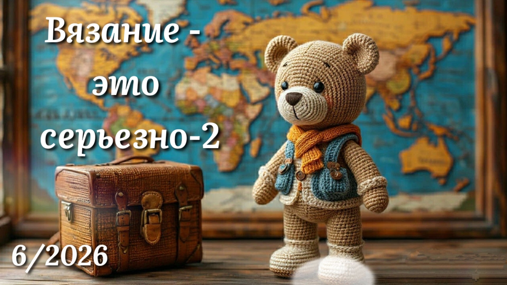 Вязание игрушек по ассоциации. СП ВЭС-2. Кругосветка. Мадрид. Медведь символ города. Игрушка крючком