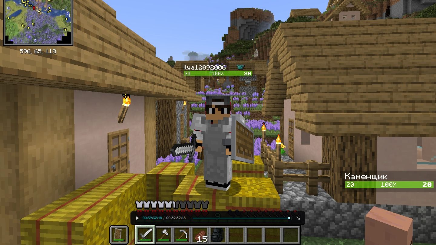 Выживание в майнкрафт с модами 1.19.2 без слов 2 часть