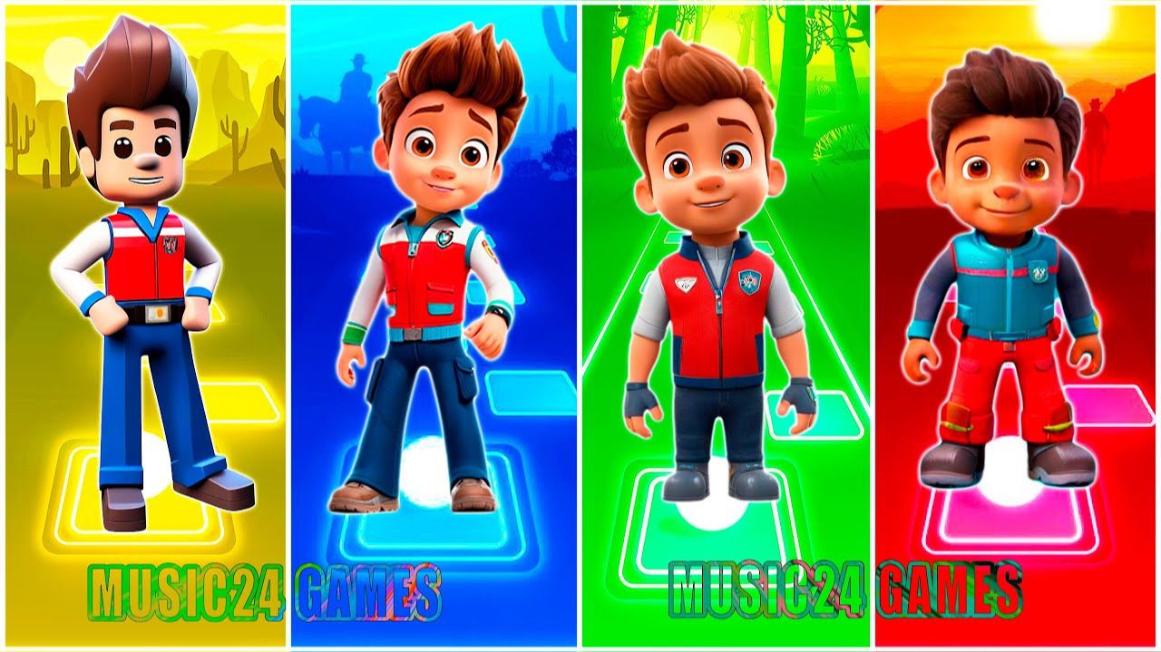 Мультики для Детей Щенячий Патруль Tiles Hop - РАЙДЕР, РАЙДЕР, РАЙДЕР, РАЙДЕР