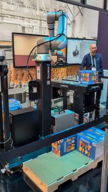 Robotiq - паллетизация Lego