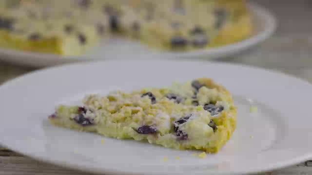 Летом пироги готовлю только так! Невероятно вкусный песочный пирог с черной смородиной!