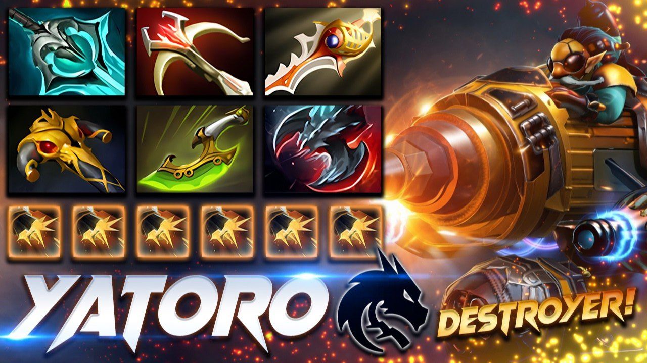 Yatoro Gyrocopter Destroyer — профессиональный геймплей в Dota 2 [Смотри и учись]