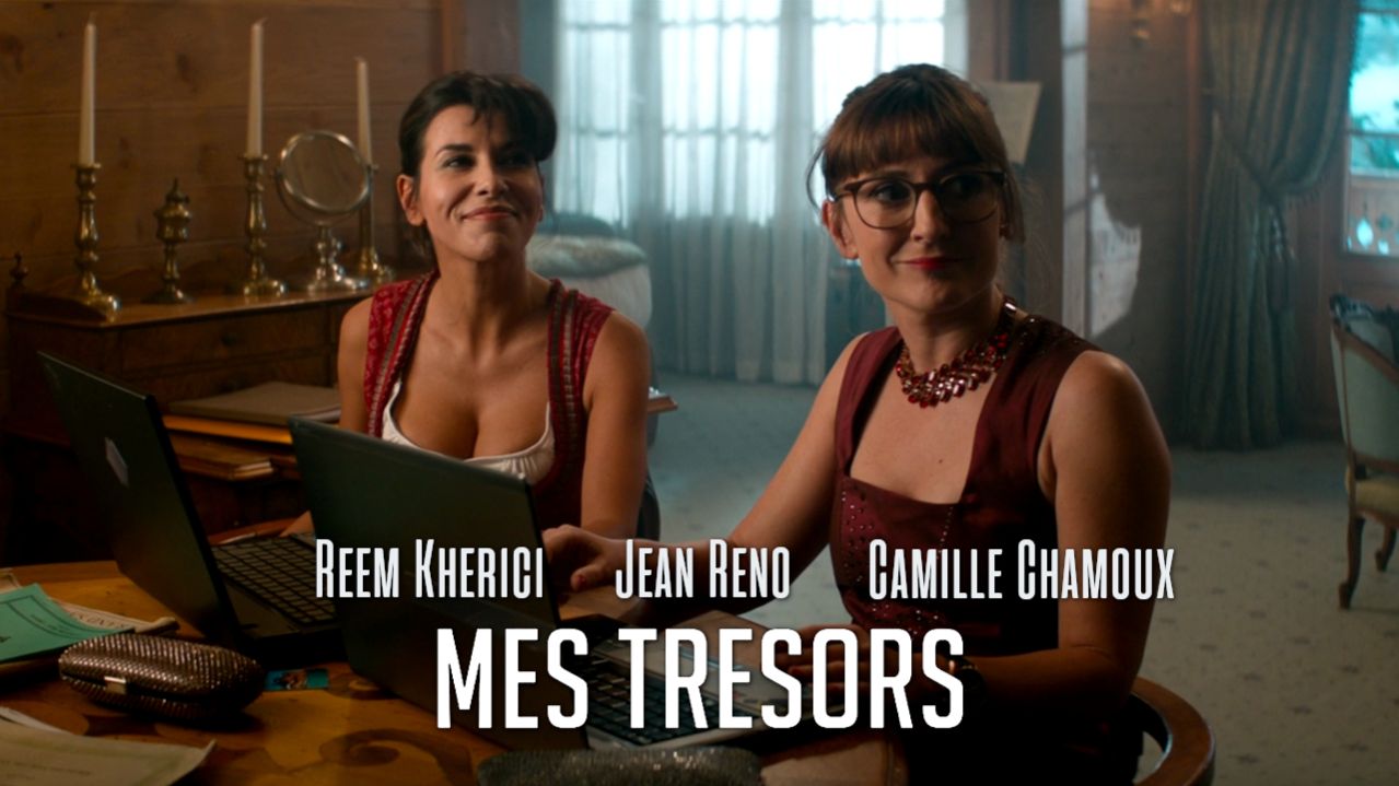 Jean Reno, Reem Kherici, Camille Chamoux (Mes Tresors, 2017)