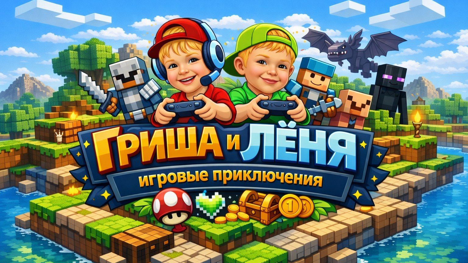 Играем в настольную игру Кубикрафт Minecraft