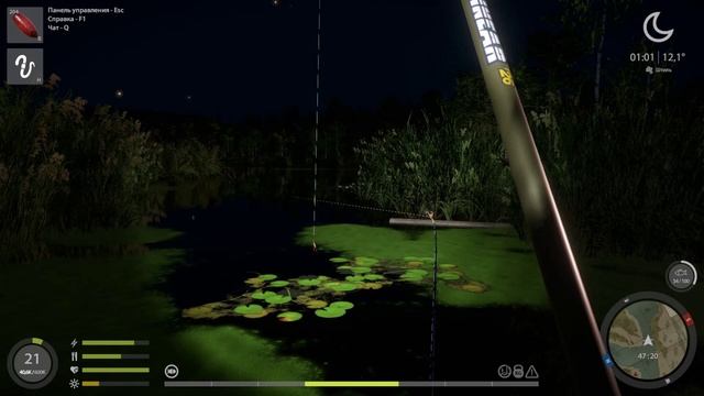 Русская рыбалка 4. Караси один другого больше.