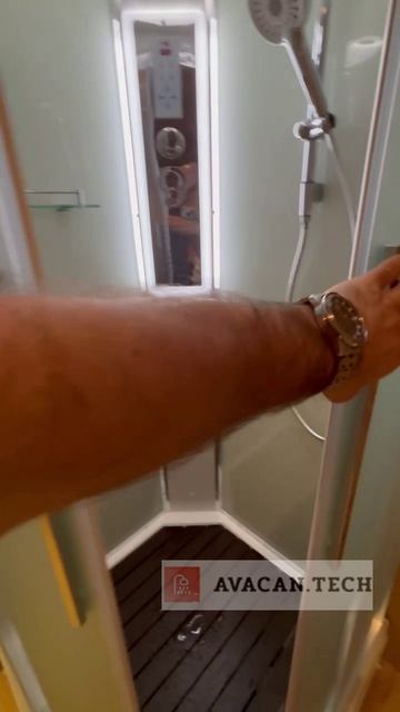 Avacan EM-2090 LED - https://avacan.tech/ - Видео душевой кабины в интерьере ванной комнаты.15.02.26